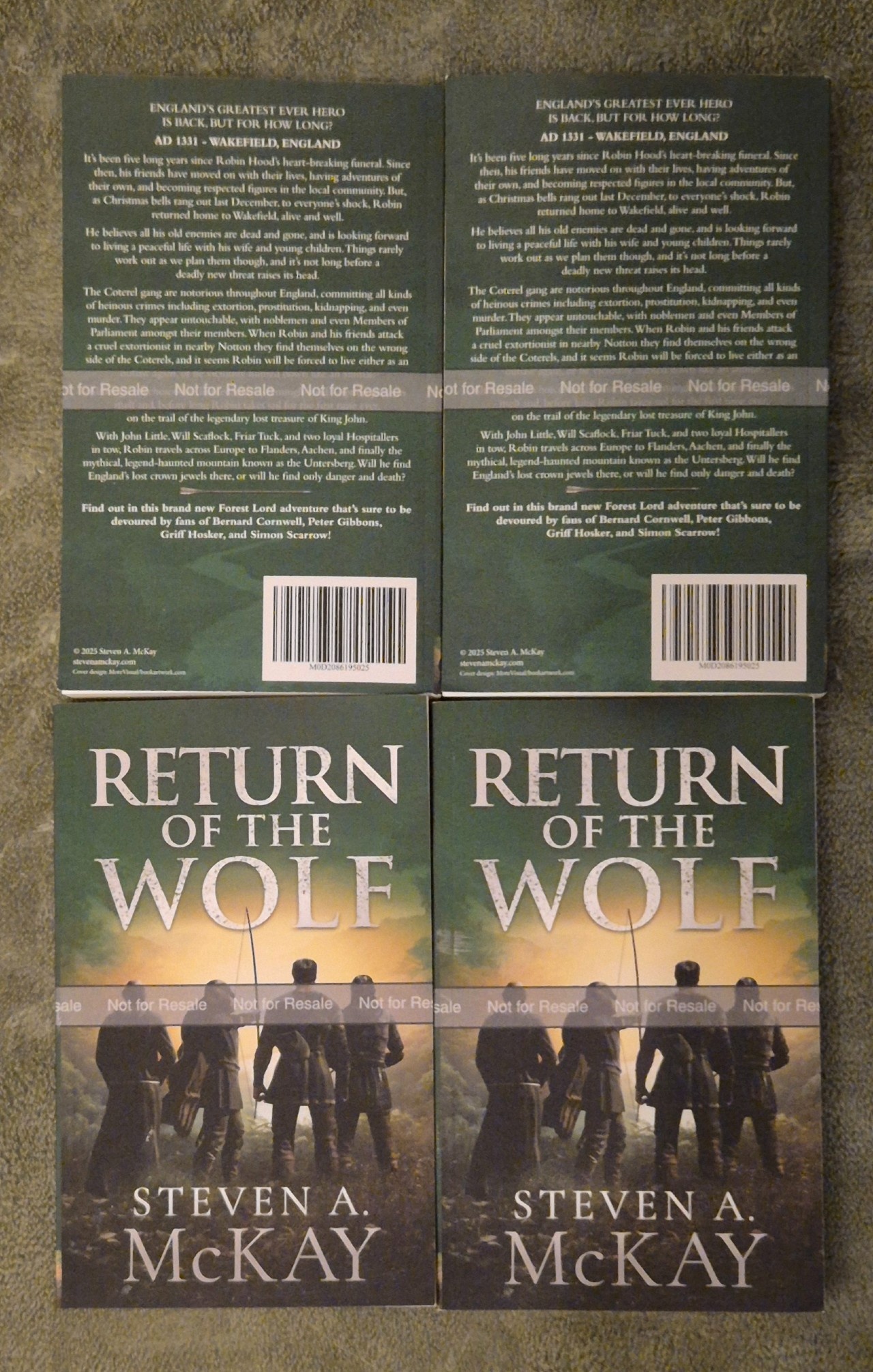 Return of the Wolf OUT NOW! The Forest Lord is back! – STEVEN A. McKAY ...